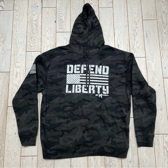 Howitzer | Shirts | Defend Liberty Camouflage Hoodie | Poshmark